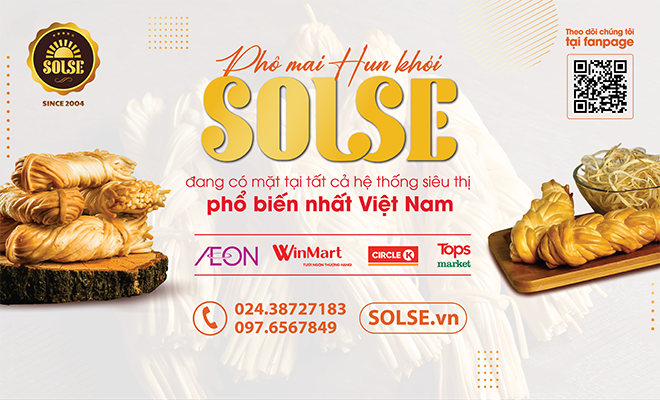 Trang chủ - Phô mai Hun khói SOLSE