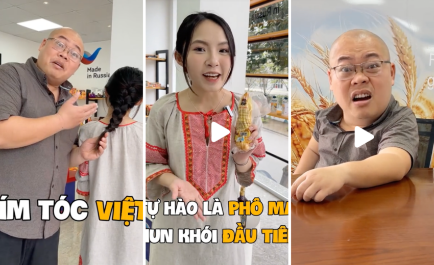 Bím tóc nửa Nga, nửa Việt - Phô mai Hun khói SOLSE