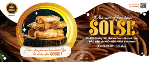 Trang chủ - Phô mai Hun khói SOLSE