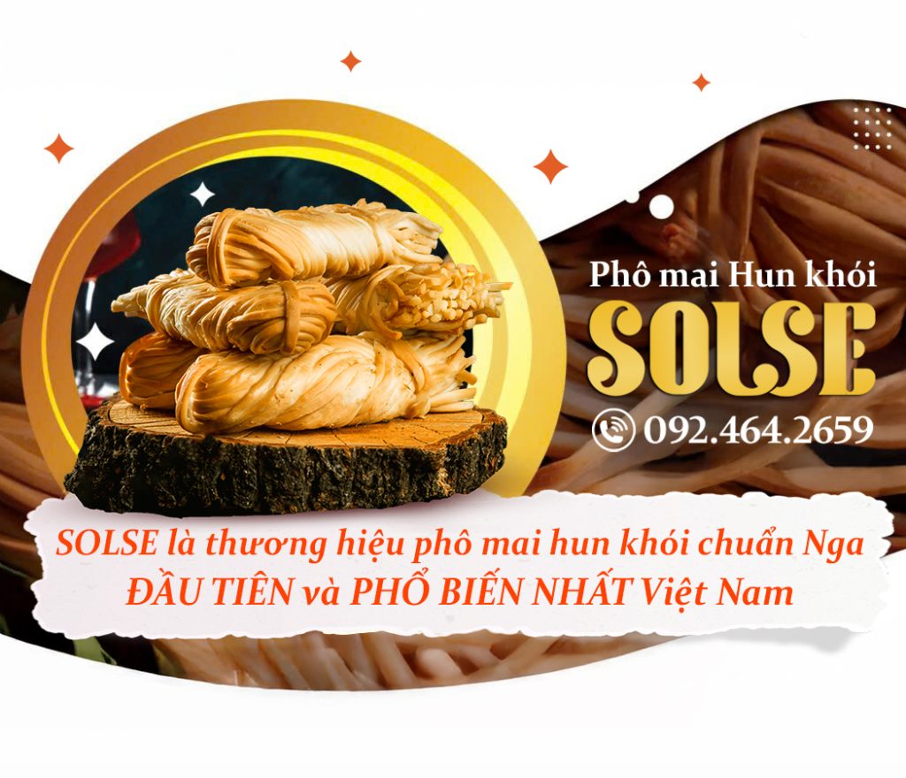 Trang chủ - Phô mai Hun khói SOLSE